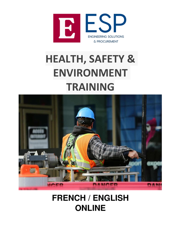 HEALTH, SAFETY & ENVIRONMENT TRAINING
