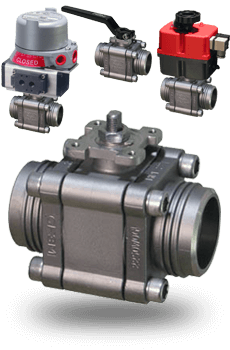 36 Series 3-piece Stainless Steel Ball Valves