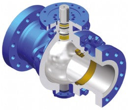 WKM Trunnion Mounted Ball Valve